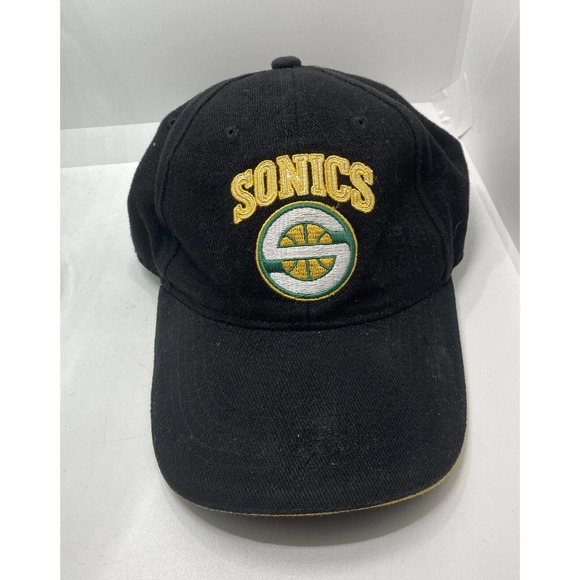 World Sports | Accessories | Vintage Seattle Supersonics Nba Hat Fitted ...